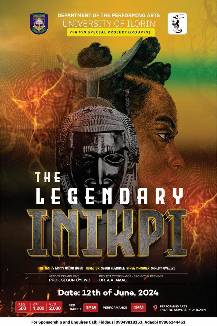 Get tickets to The Legendary Inikpi on Tickethub.ng - Tickethub.ng