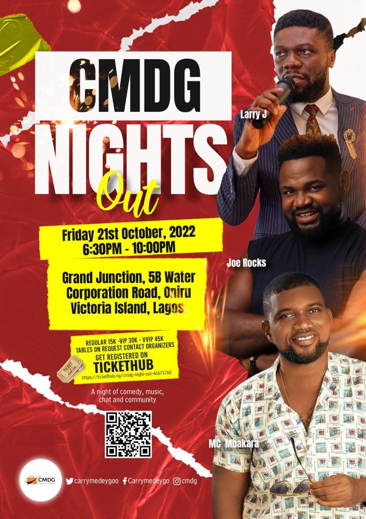 Get tickets to CMDG Night Out on Tickethub.ng - Tickethub.ng